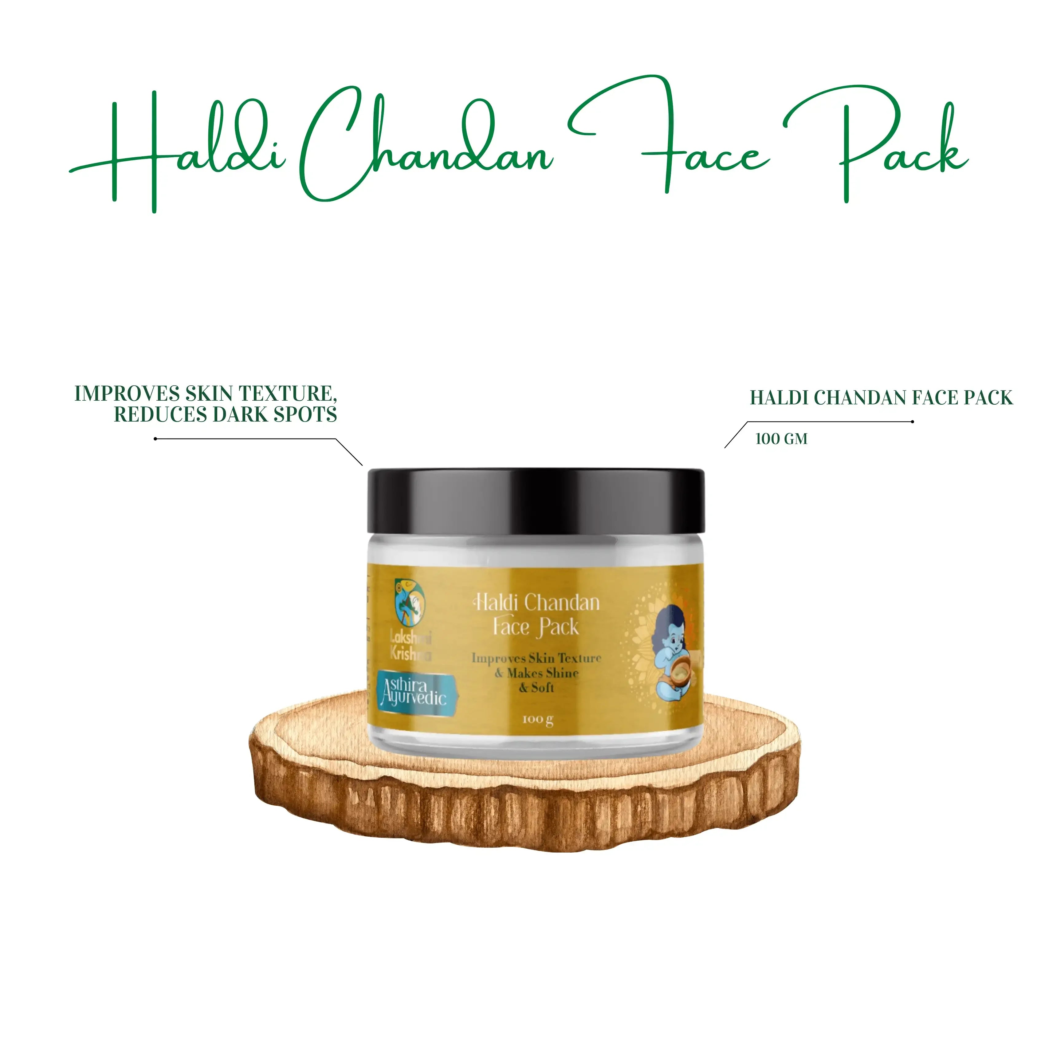 Haldi Chandan Face Pack - Lakshmi Krishna Naturals