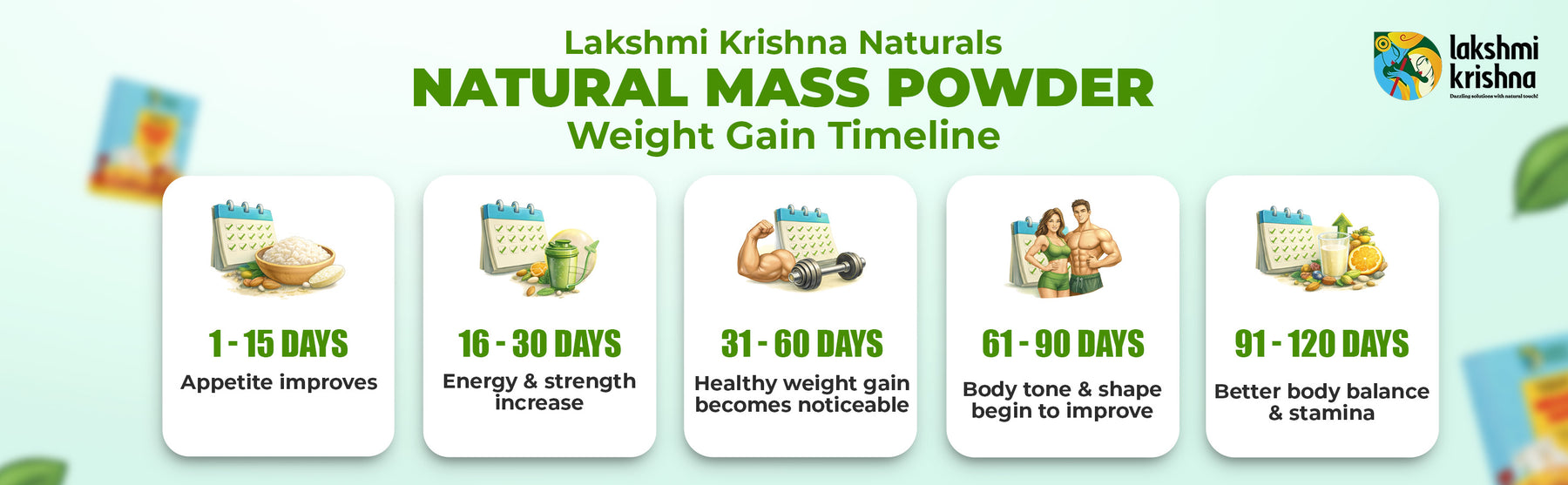 Natural Mass Powder for Weight Gainer Supplements | Lakshmi Krishna ...