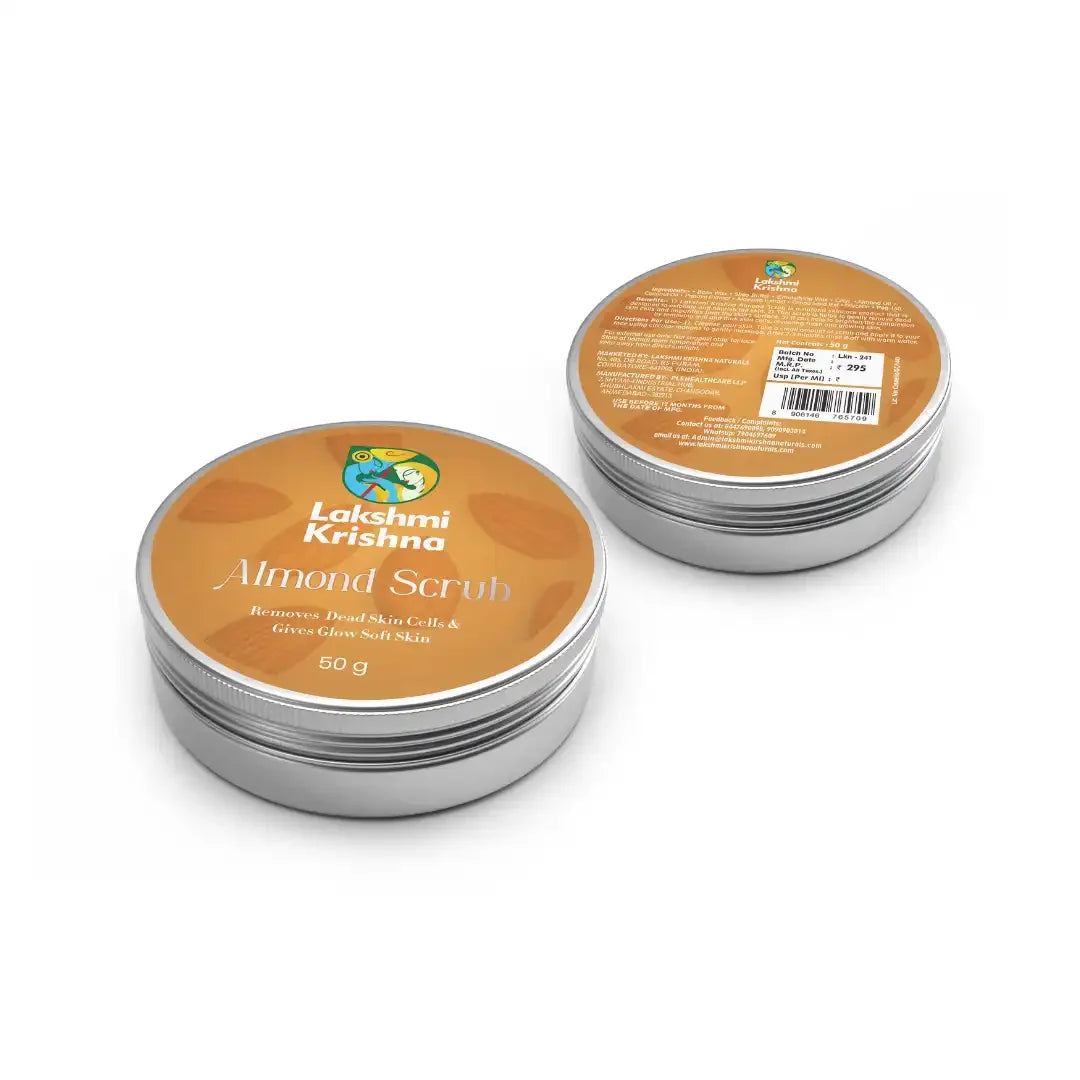 Get Smooth and Glowing Skin with Almond Scrub from Lakshmi Krishna Naturals
