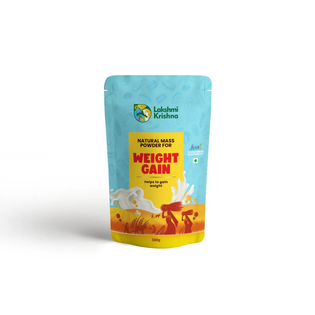 Buy Natural Mass Powder for Weight Gain (500g) | Lakshmi Krishna Naturals