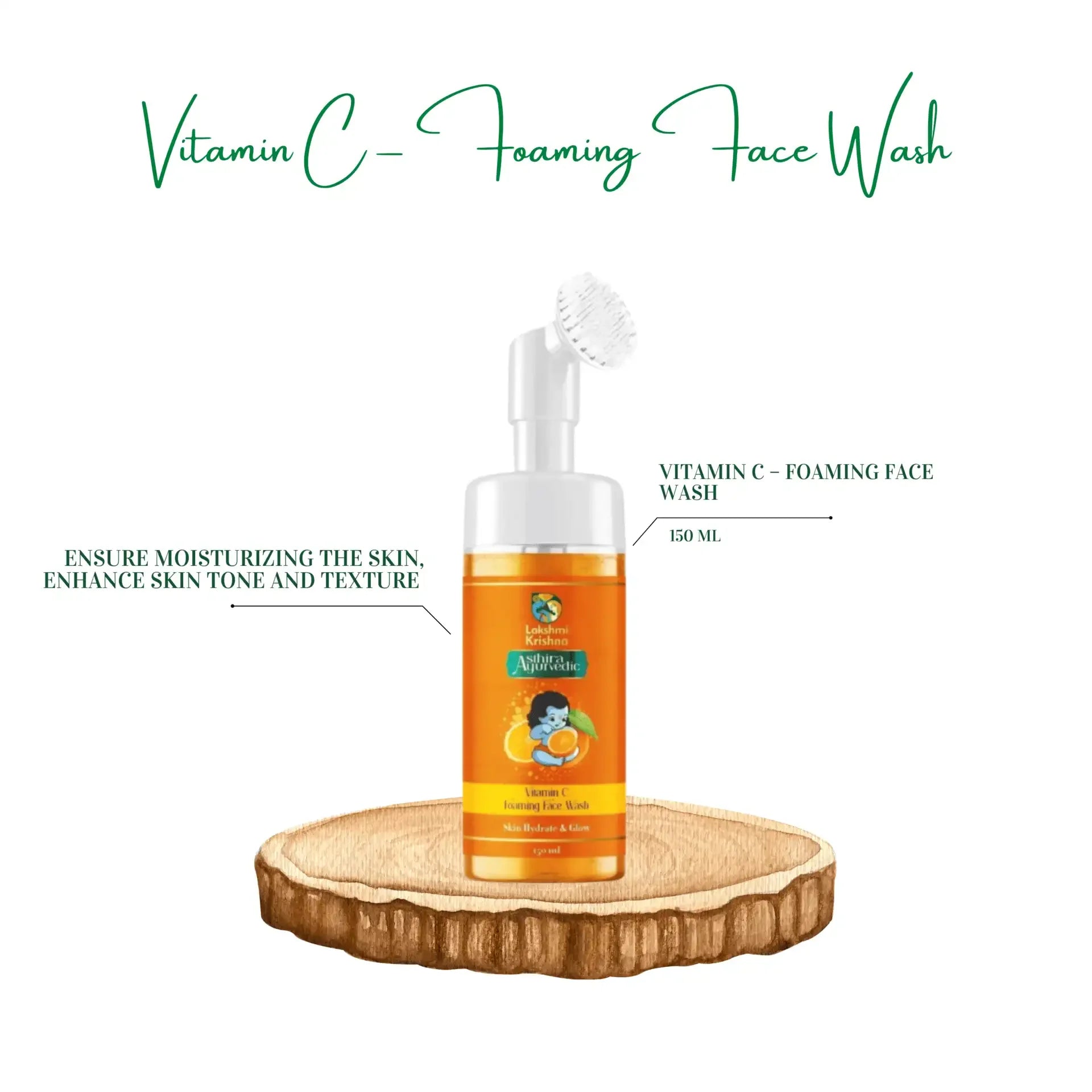 Vitamin C – Foaming Face Wash - Lakshmi Krishna Naturals