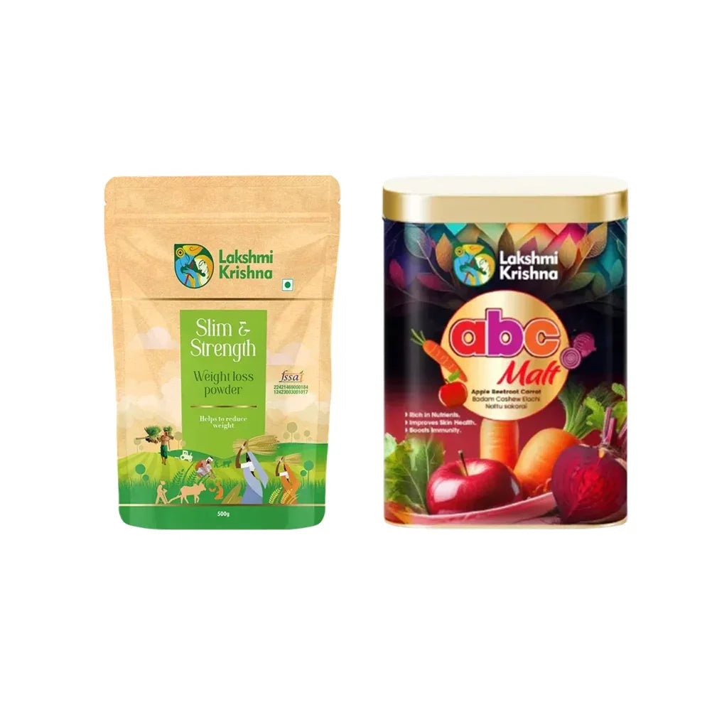 ABC Malt + Weight Loss Powder(500g) – Lakshmi Krishna Naturals